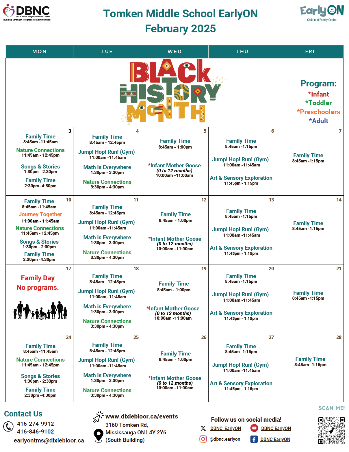 Tomken Calendar – Dixie Bloor